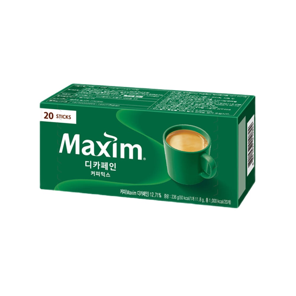 [ของแท้] 맥심디카페인 Maxim Decaffeinated Coffee (กาแฟ 3 in 1 สูตรไม่มี ...