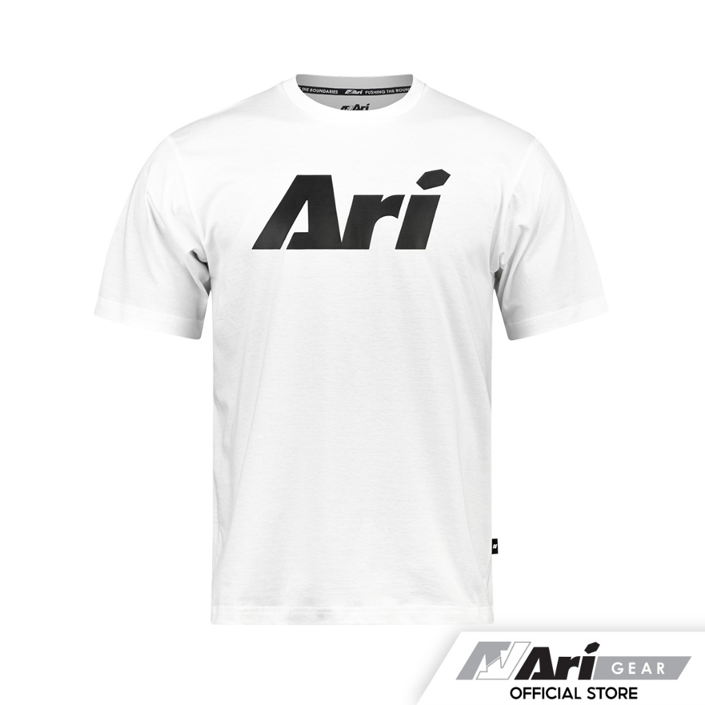ARI ESSENTIAL SIGNATURE TEE - WHITE (AAP2814-02) เสื้อยืด อาริ ...