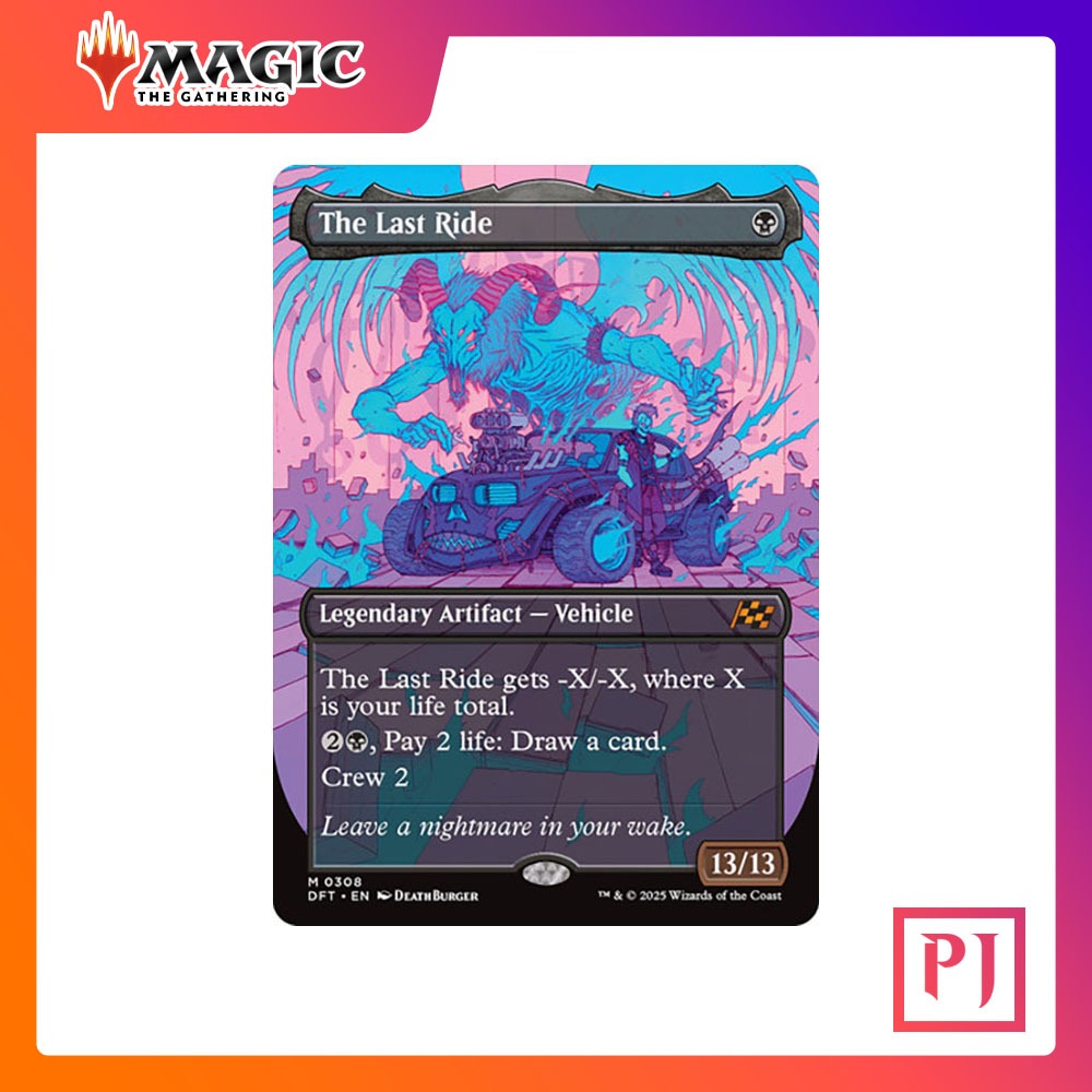 [MTG] The Last Ride (Borderless) [DFT] [BLACK] [MYTHIC] [NORMAL] [ENG ...
