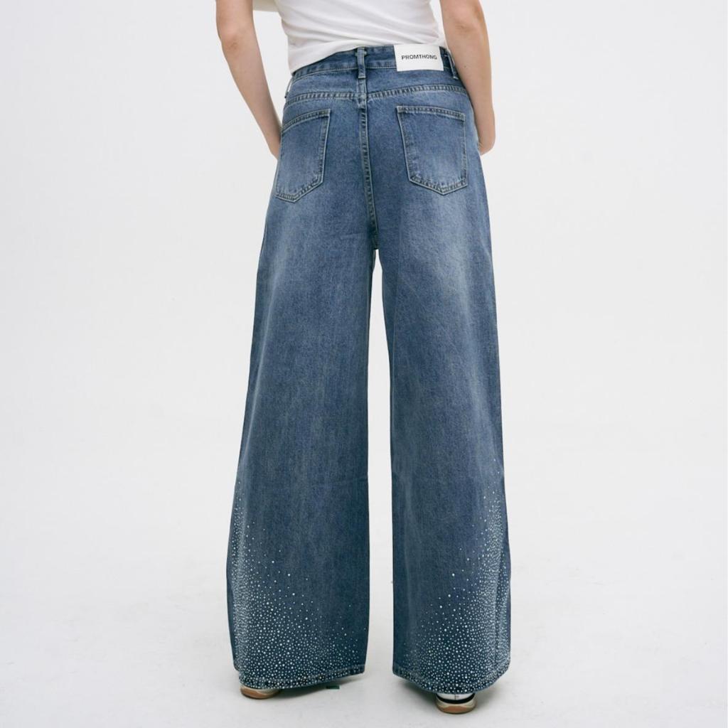 PTJ30205 Twinkle baggy PROMTHONG Jeans | Shopee Thailand