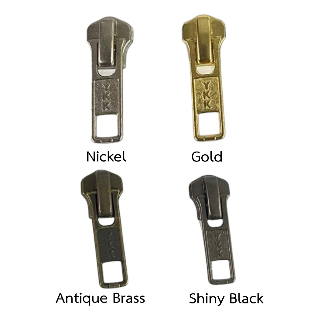 NO.3,5 หัวซิปล็อค หัวซิปเหล็ก YKK Automatic lock slider สำหรับใช้กับฟัน ...