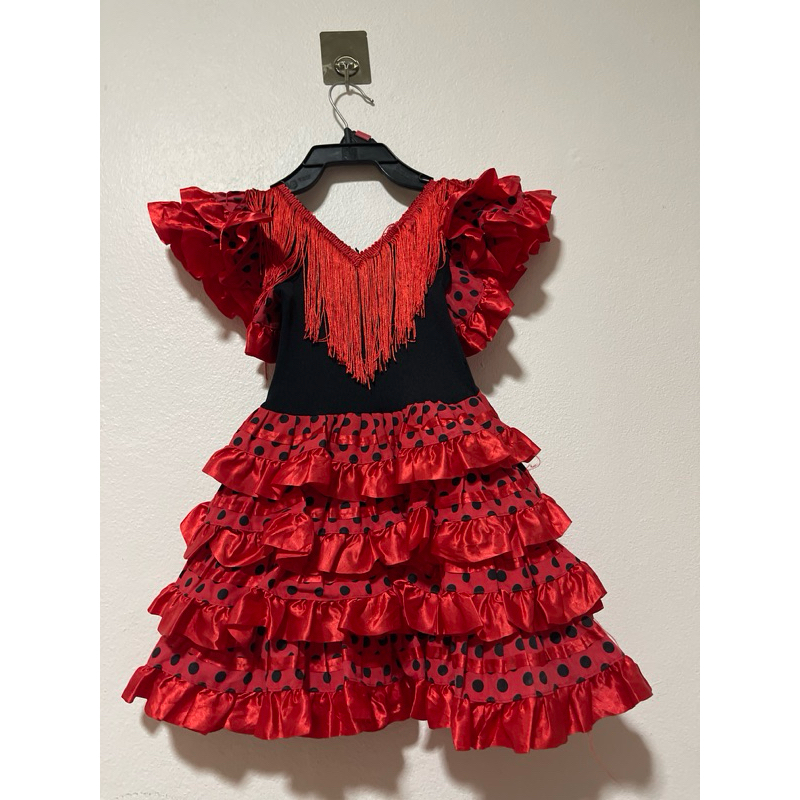 ชุดแฟนซี ชุดคอสเพลย์มือสอง ชุดเต้นสเปน 2771 | Shopee Thailand