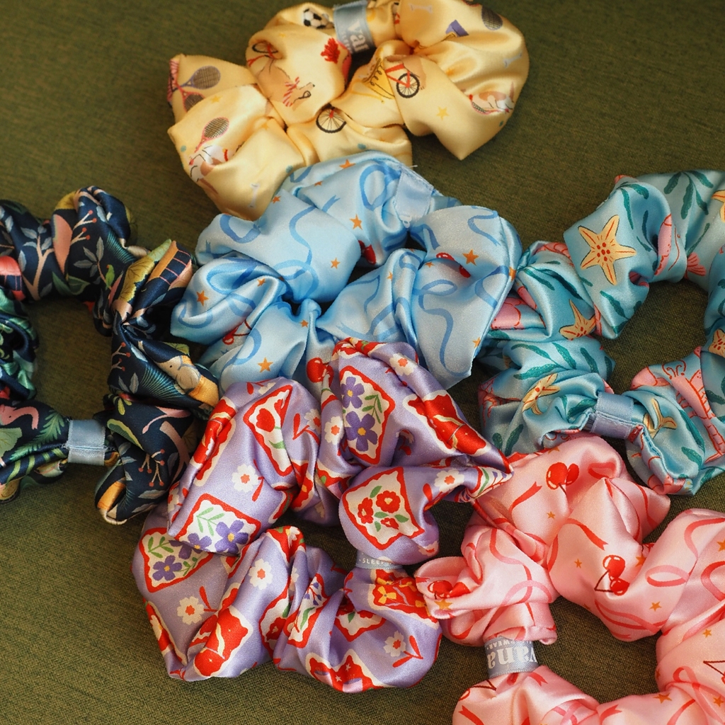 Vana Satin Scrunchy ยางมัดผมผ้าซาติน | Shopee Thailand