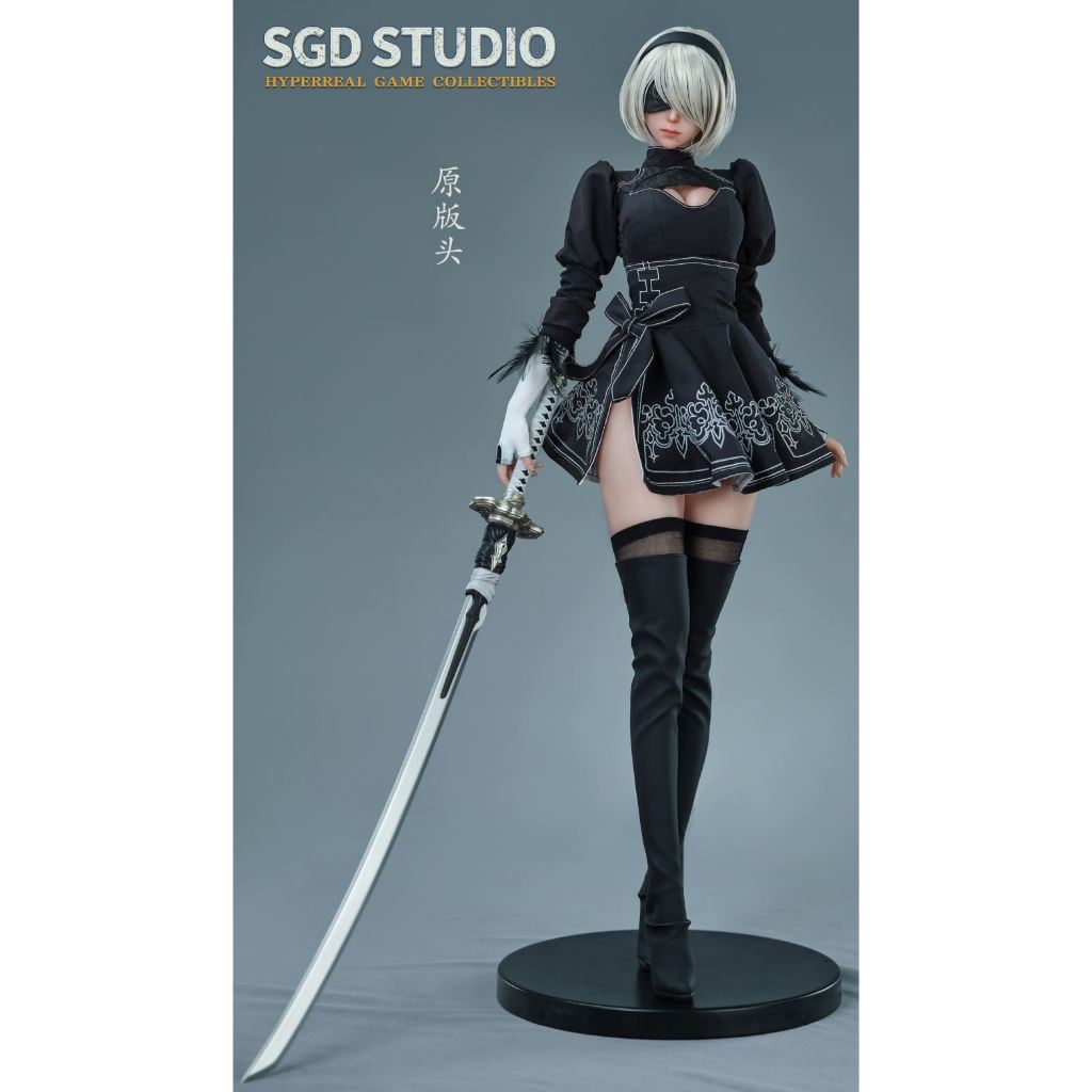 SGD Studio - NieR:Automata SGD-002 2B 1/3 Battle Girl Silicone Statue ...