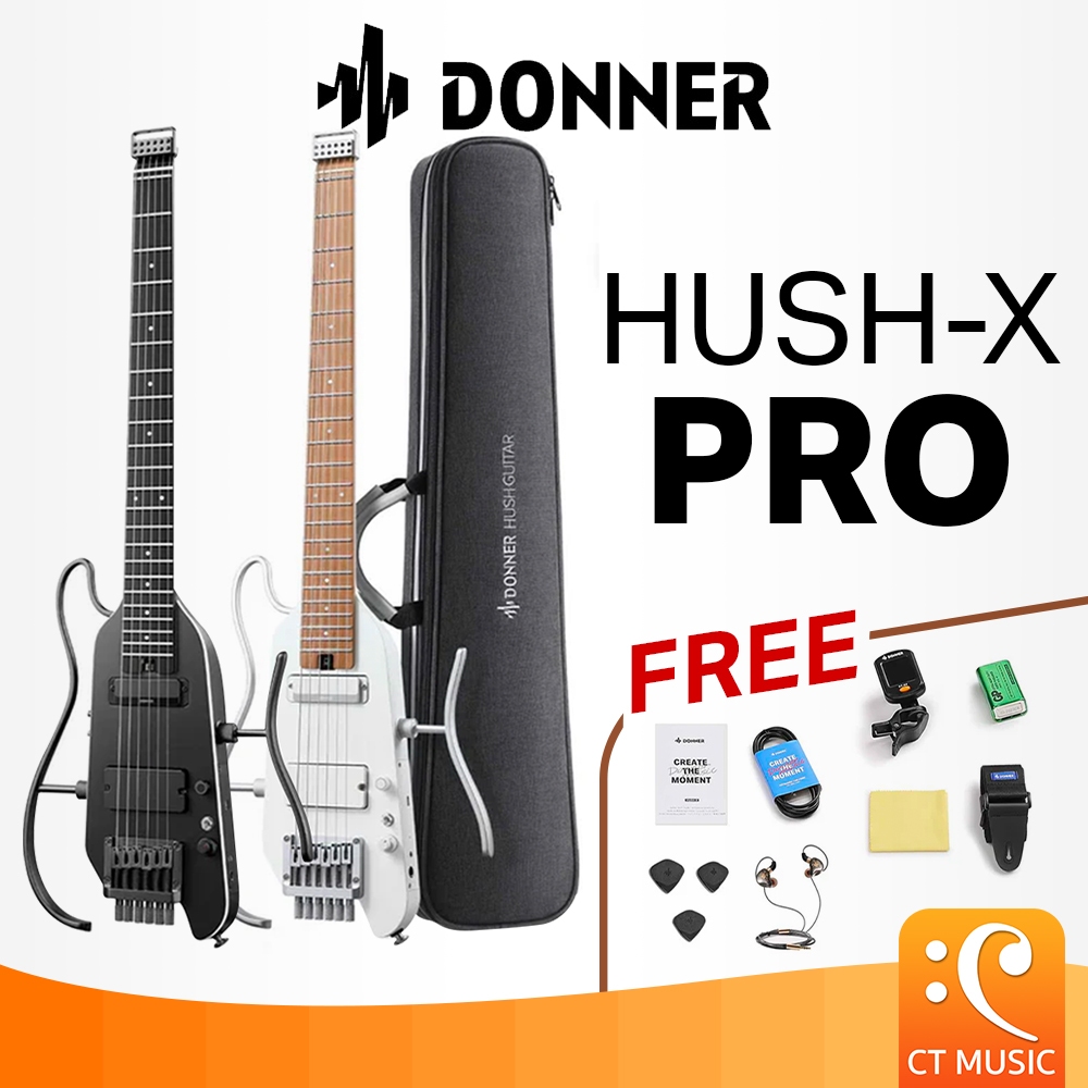Donner HUSH-X Pro Electric Guitar กีตาร์ไฟฟ้า HUSHX | Shopee Thailand