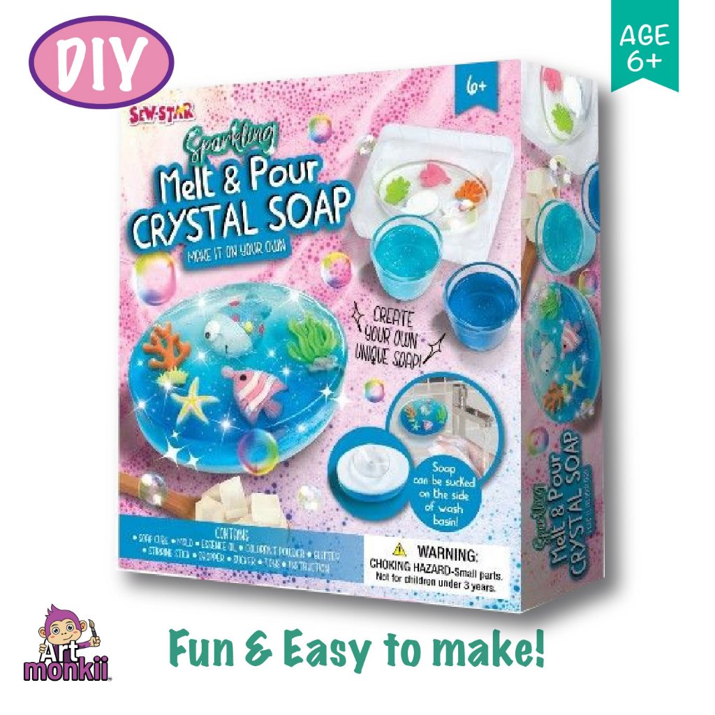 DIY Ocean Soap Making kit- Age 6 +,Kids art and crafts, Kid DIY Craft ...