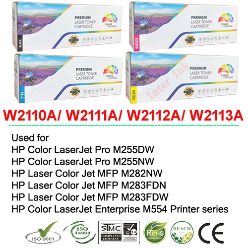 หมึกพิมพ์ W2110A / W2111A / W2112A / W2113A (206A) สีดำ/ สีฟ้า/ สี ...