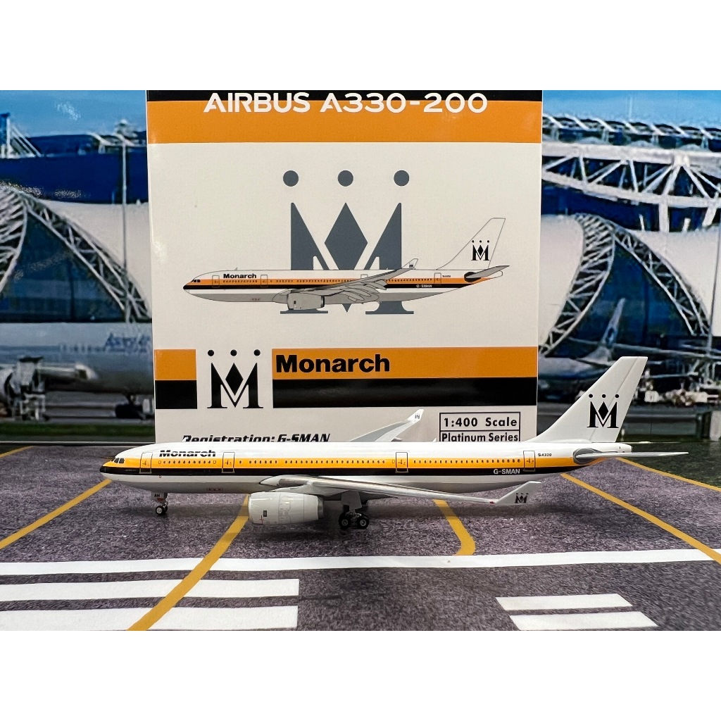 Phoenix Model [PH1942] 1:400 Monarch A330-200 G-SMAN | Shopee Thailand
