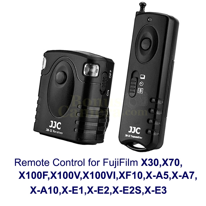 JM-R2(II) รีโมทไร้สายฟูจิ X-A5,X-A7,X-A10,X-E1,X-E2,X-E3,X100F,X100V ...