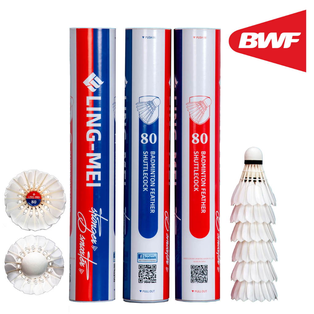 LING-MEI 80 ลูกแบดมินตันหลิงเหม่ย รุ่น 80 สปีด 75 | Shopee Thailand
