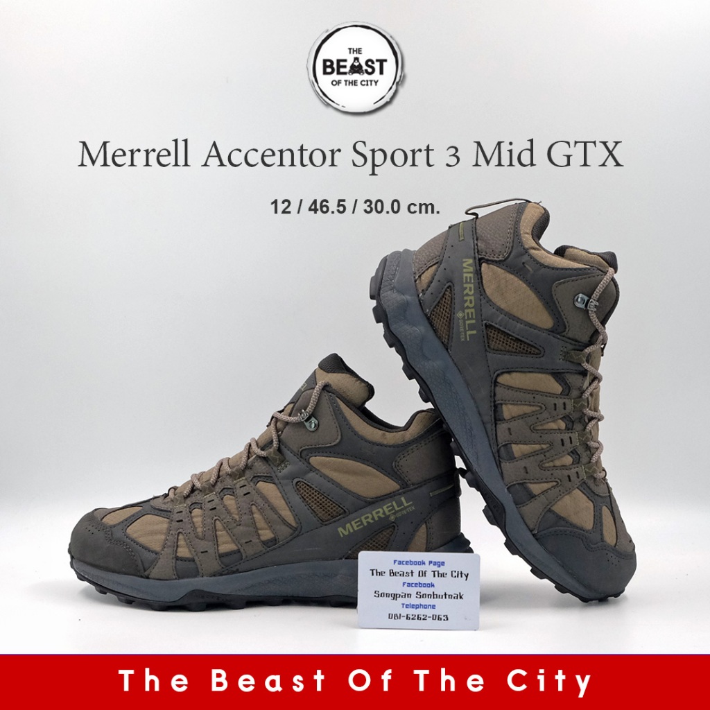 Merrell Accentor Sport 3 Mid GTX (30.0 cm.) | Shopee Thailand