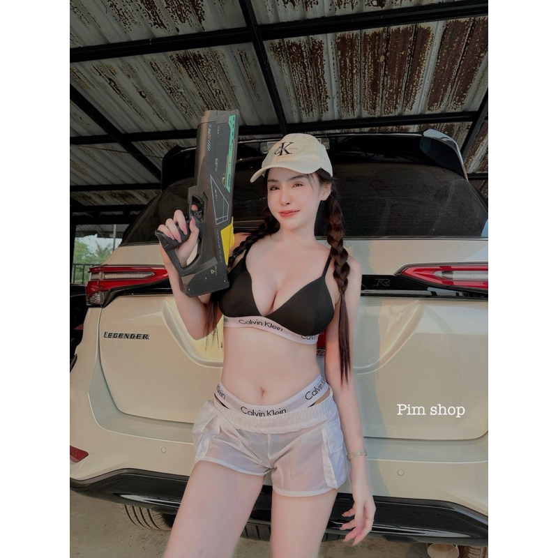 Phapassz - Set3ชิ้น บราขอบยาง (มีฟอง)กก.ใน เอวยาง กก.ขาสั้น ผ้าร่ม #Nicha | Shopee Thailand