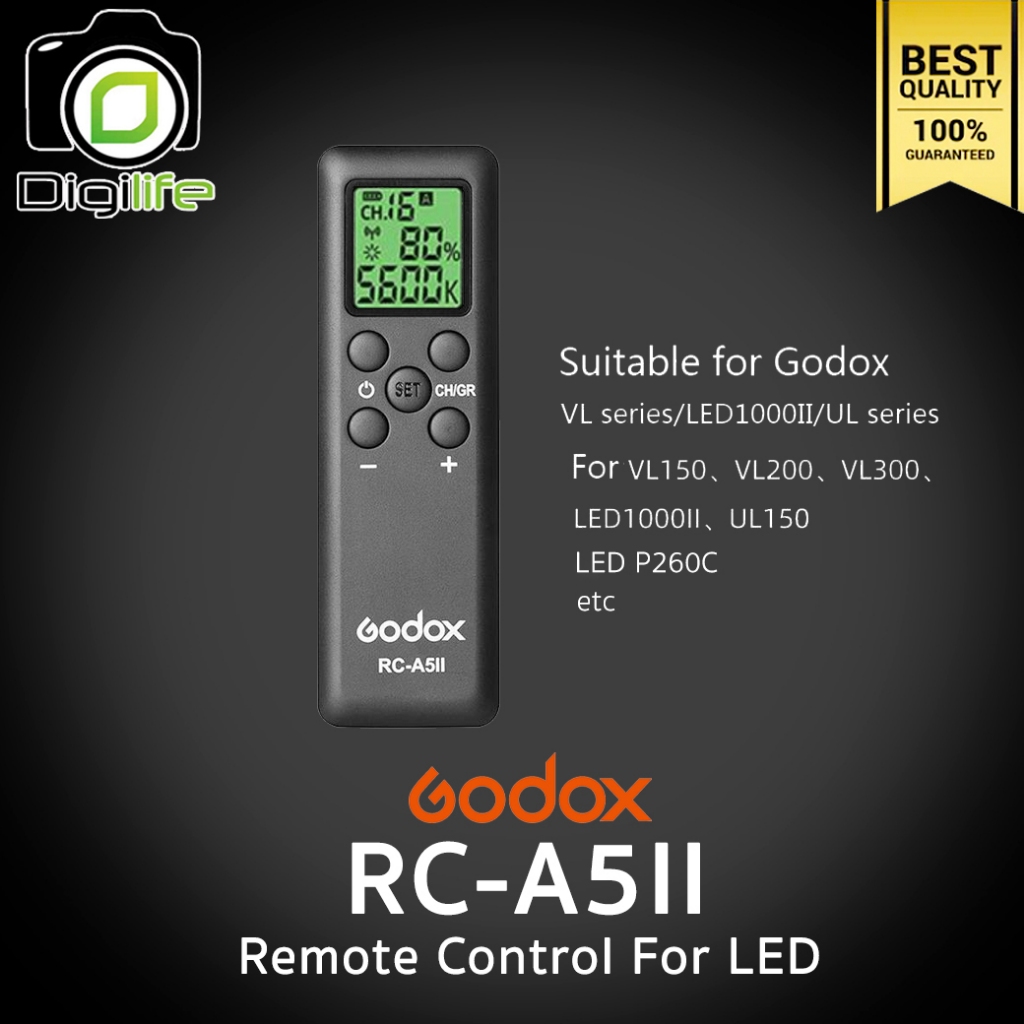 Godox Remote RC-A5II For LED P260C, VL-Series, UL-Series, LED1000II Series / Digilife Thailand ...