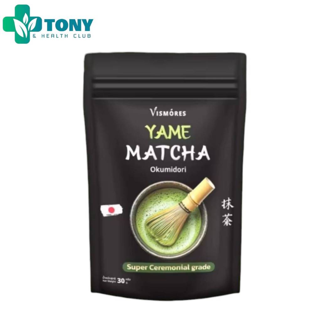 Yame Matcha Powder size 30g Super Ceremonial Grade (Vismores Brand) ผงม ...
