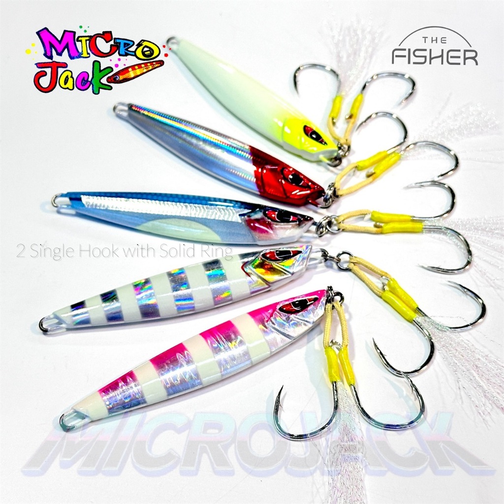 A08 JACKWAY เหยื่อจิ๊กพร้อมเบ็ดจิ๊กBKK รุ่น MicroJack สำเร็จรูปสะดวกสุด ...