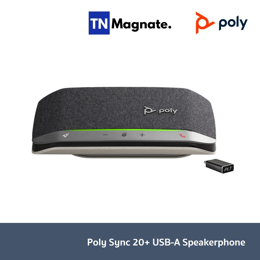 [ลำโพง] Poly Sync 20+ USB-A Speakerphone | Shopee Thailand
