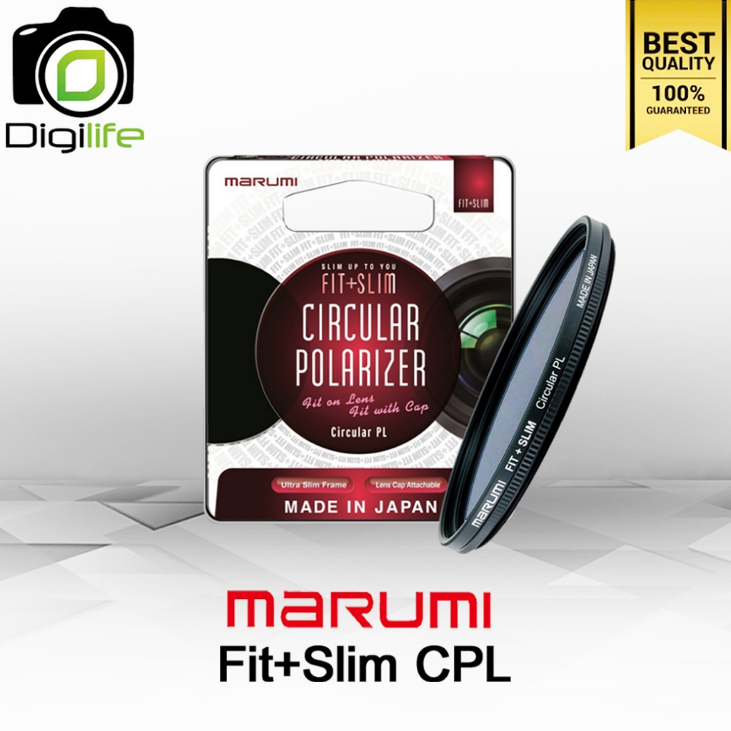 Marumi Filter Fit+Slim CPL MC - มัลติโค้ด ขนาด 52 , 55 , 58 , 67 mm. / Digilife | Shopee Thailand