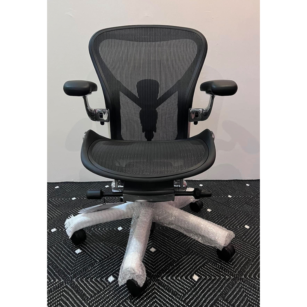 New Herman Miller Aeron Remastered Onyx Color | Shopee Thailand