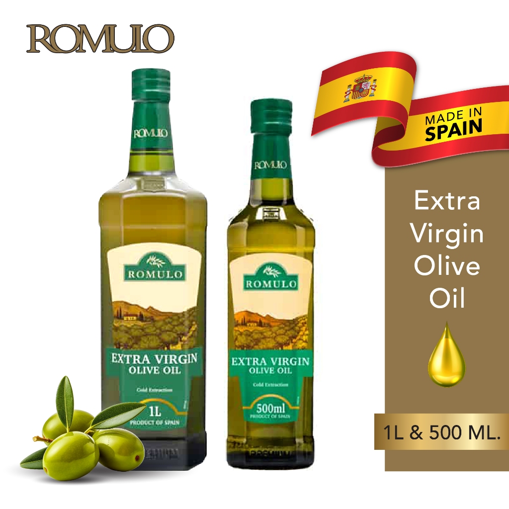 ROMULO Extra Virgin Olive Oil 1L - โรมูโล่ น้ำมันมะกอกบริสุทธิ์ เอ็กต ...