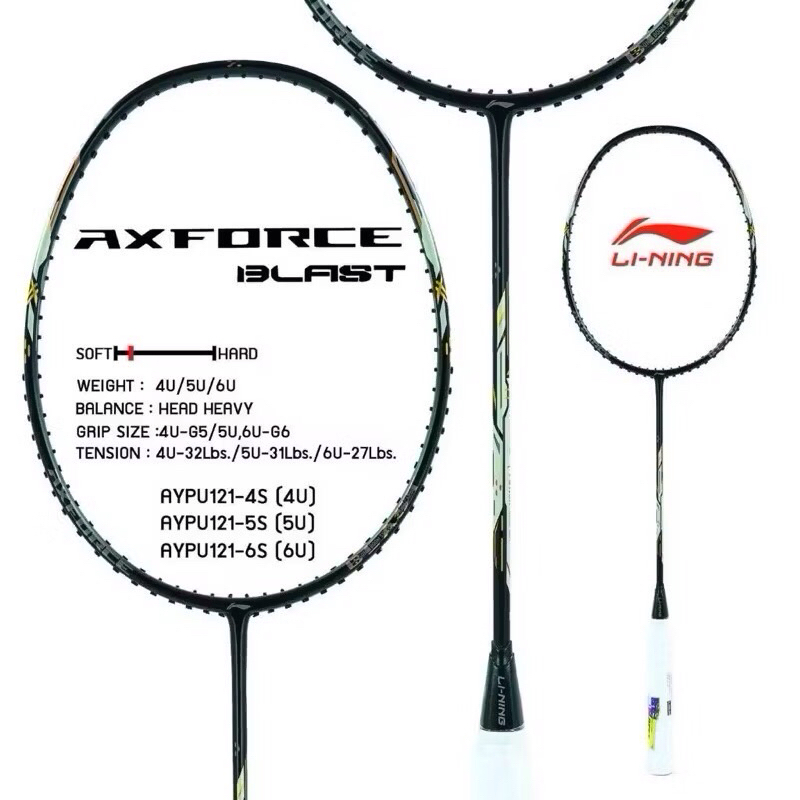🧨🧨ไม้แบด LINING รุ่น AxForce BLAST💥 | Li-ning Badminton racket แถมเอ็น ...