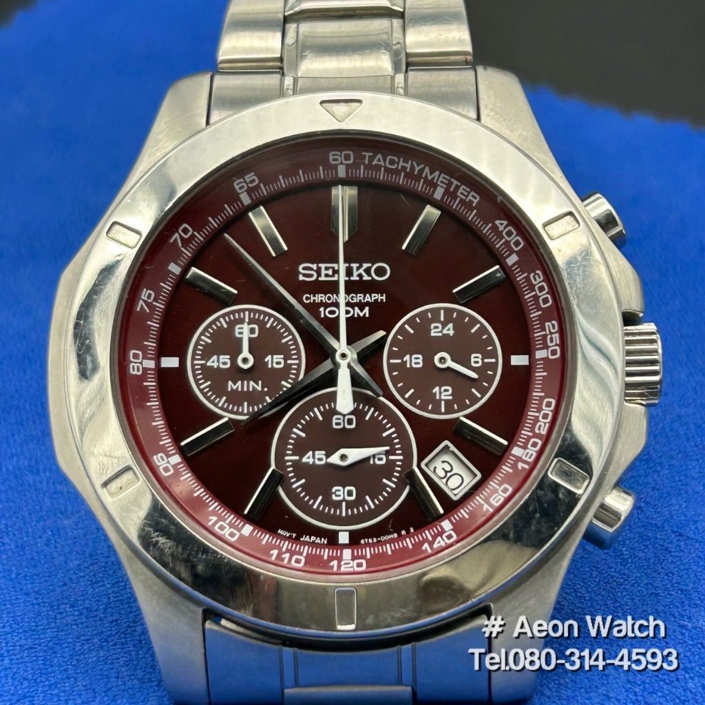 Seiko chronograph 100M Quartz 42mm. | Shopee Thailand