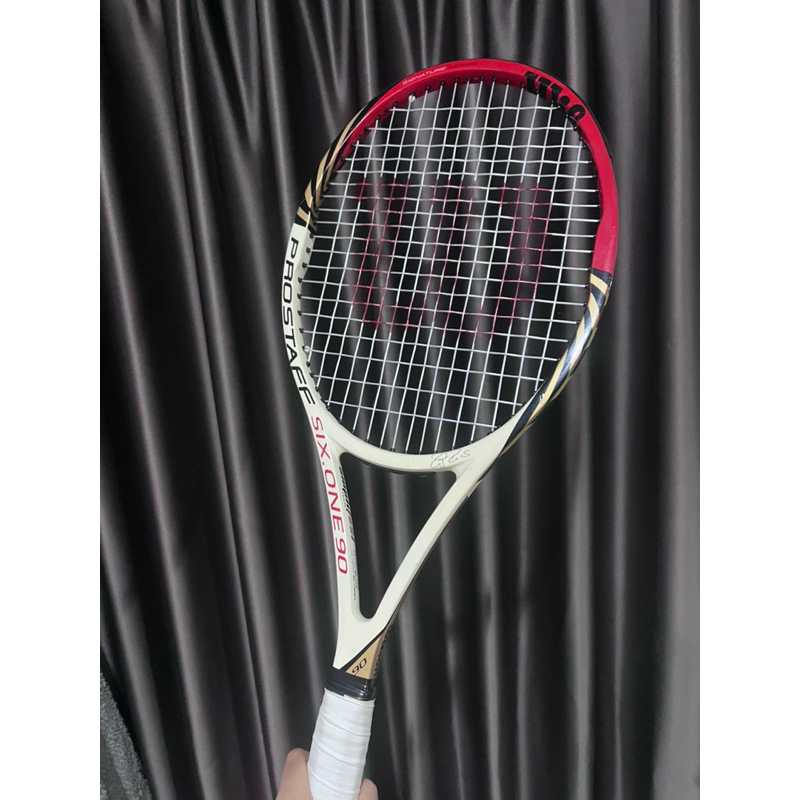 ไม้เทนนิสมือสอง Wilson BLX Pro Staff Six.One 90 ของแท้ หายาก Federer ...