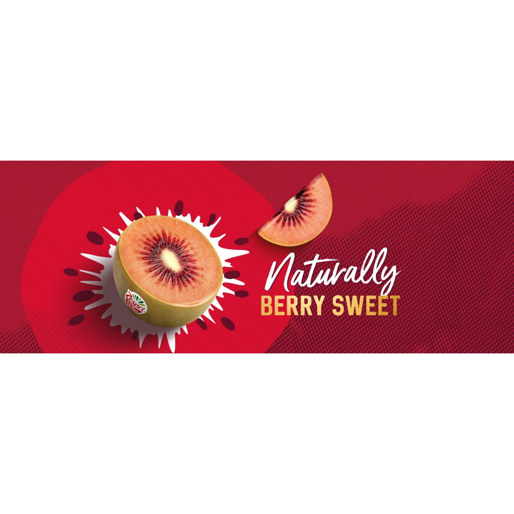 (RUBYRED KIWI) กีวีไส้แดง เรดรูบี้ จาก ZESPRI นิวซีแลนด์ /8 ลูก ...