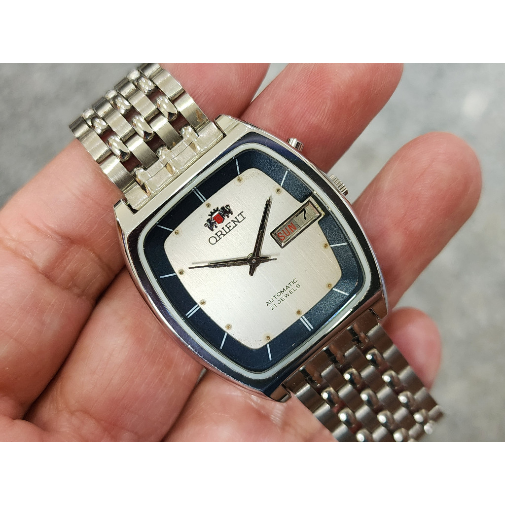 นาฬิกา Vintage Orient TV Dial จอทีวี Automatic Gents มือ 2 สภาพสวย ...
