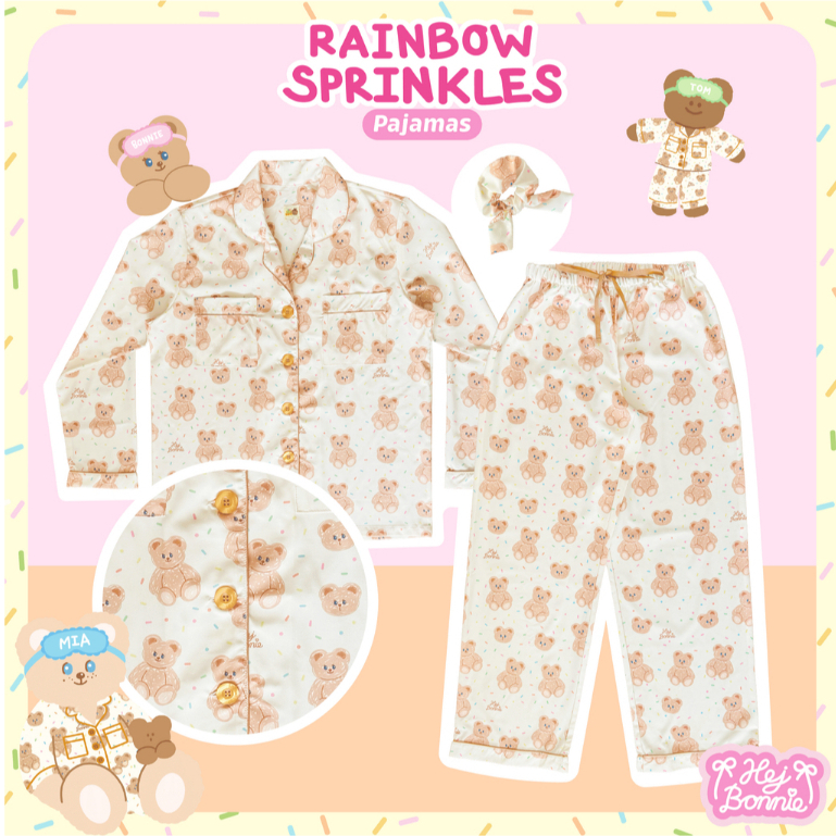[สำหรับผู้ใหญ่] Rainbow Sprinkles Pajamas l Hej Bonnie Official ...