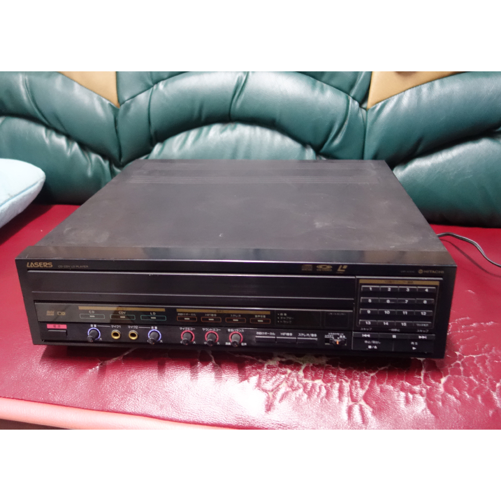 เครื่อง LASERDISC HITACHI VIP-KX10 เสียงานช่าง งานอะไหล่ไม่อ่านแผ่น ...