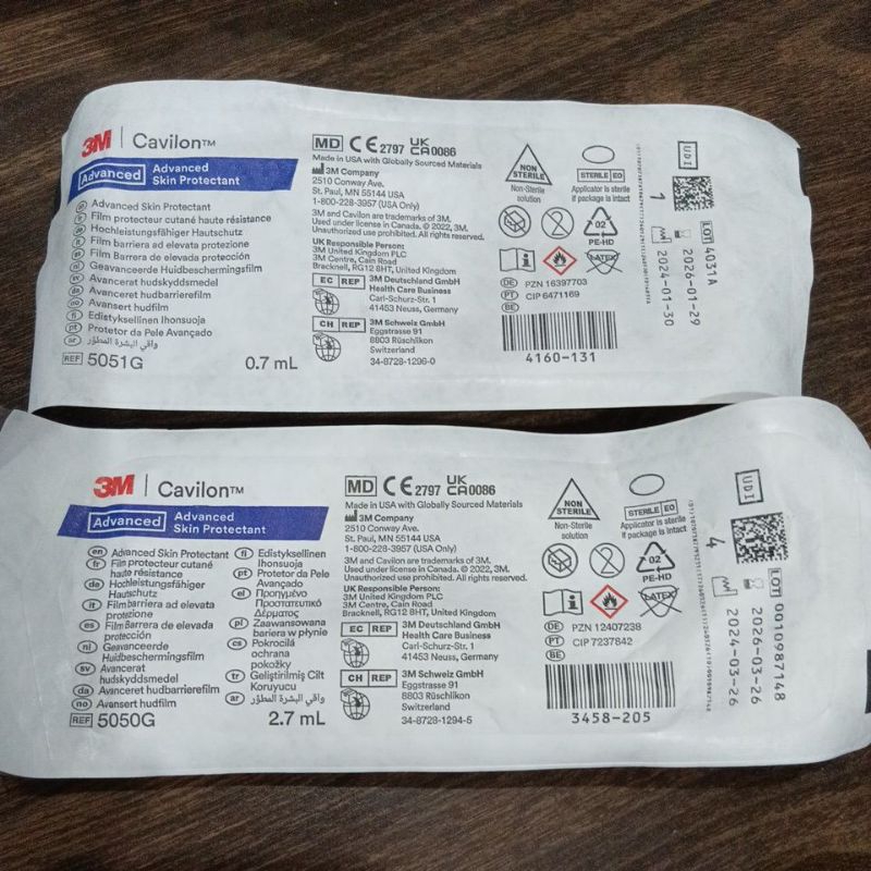 3M Cavilon Advance Skin Protectant ฟิลม์เหลวเคลือบผิวหนัง และพื้นแผล (1 ...