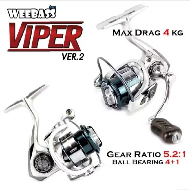 รอกสปินนิ่งตกปลา ไซส์ มินิ WEEBASS VIPER 800. VER.2 | Shopee Thailand