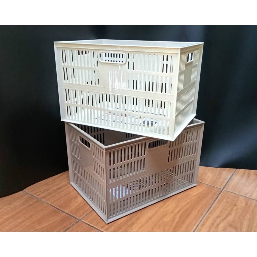 ตะกร้าอเนกประสงค์ สี่เหลี่ยมสีขาว ยี่ห้อ Keyway รุ่น DT-38 ขนาด 27.7 x 38.7 x 25 cm | Shopee ...