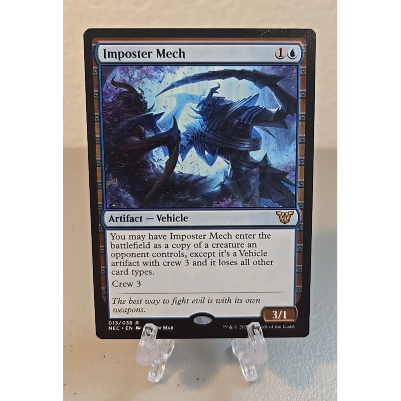 การ์ด MTG Imposter Mech Blue Magic the Gathering EDH รุ่น NEC สภาพ Ex ...