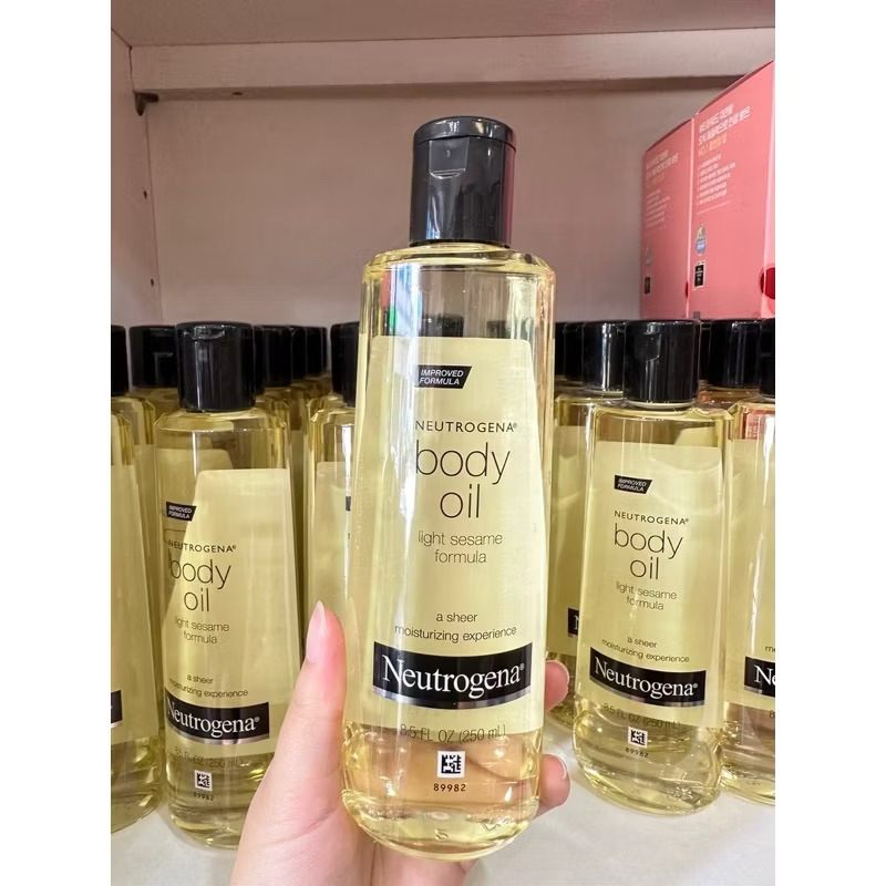 Neutrogena Body Oil Light Sesame Formula นูโทรจีน่า บอดี้ ออ ยล์ ...