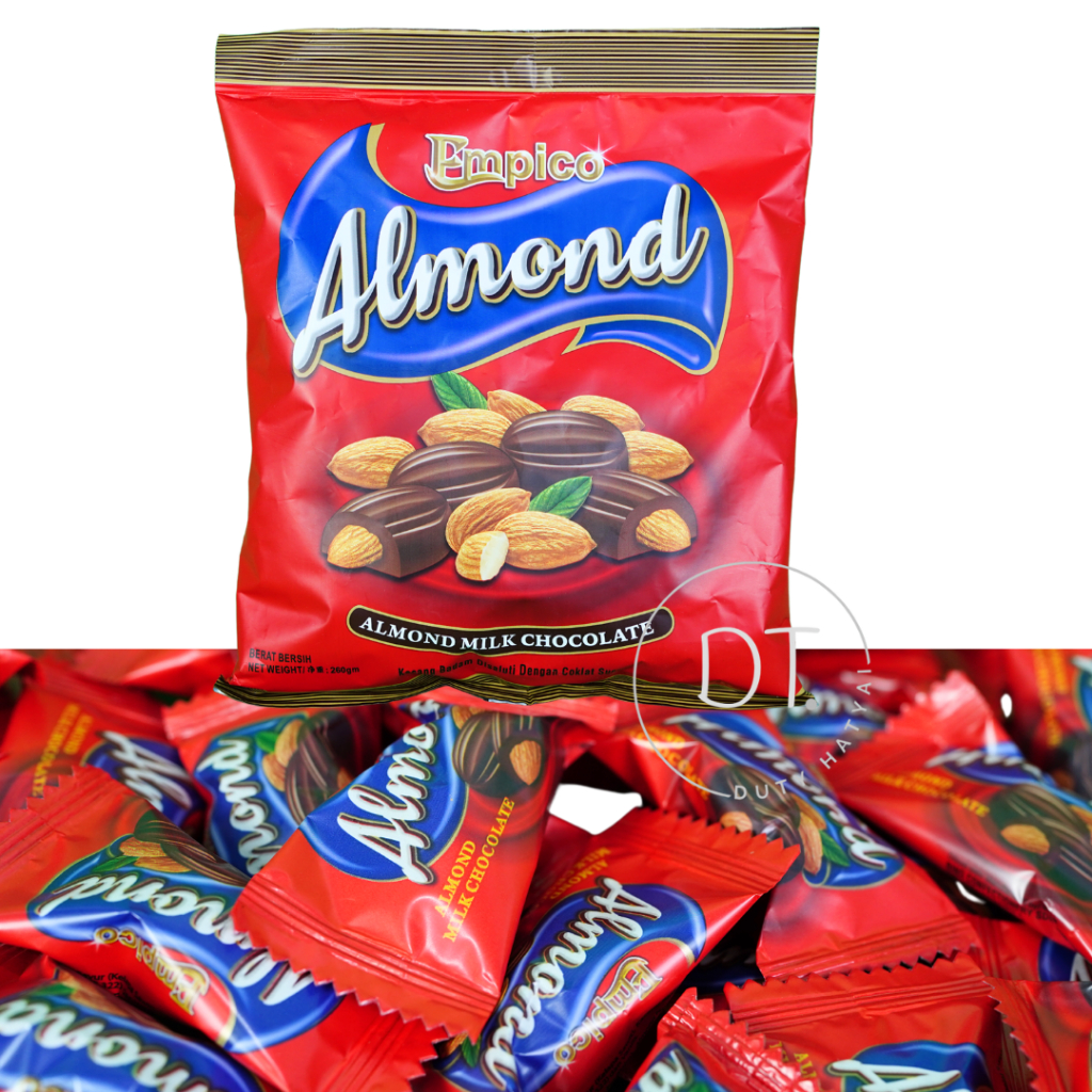 Empico Almond อัลมอนด์เคลือบช็อกโกแลต ขนาด 260 กรัม BBF 15/05/2026 ...