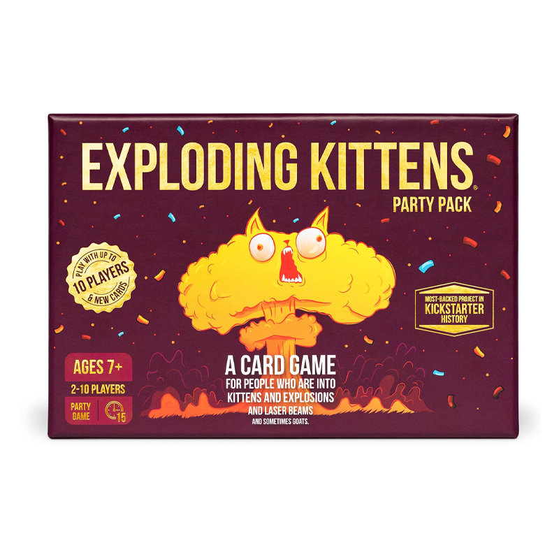 Exploding Kittens Party Pack Card Board Game (ภาษาอังกฤษ) - บอร์ดเกม ...