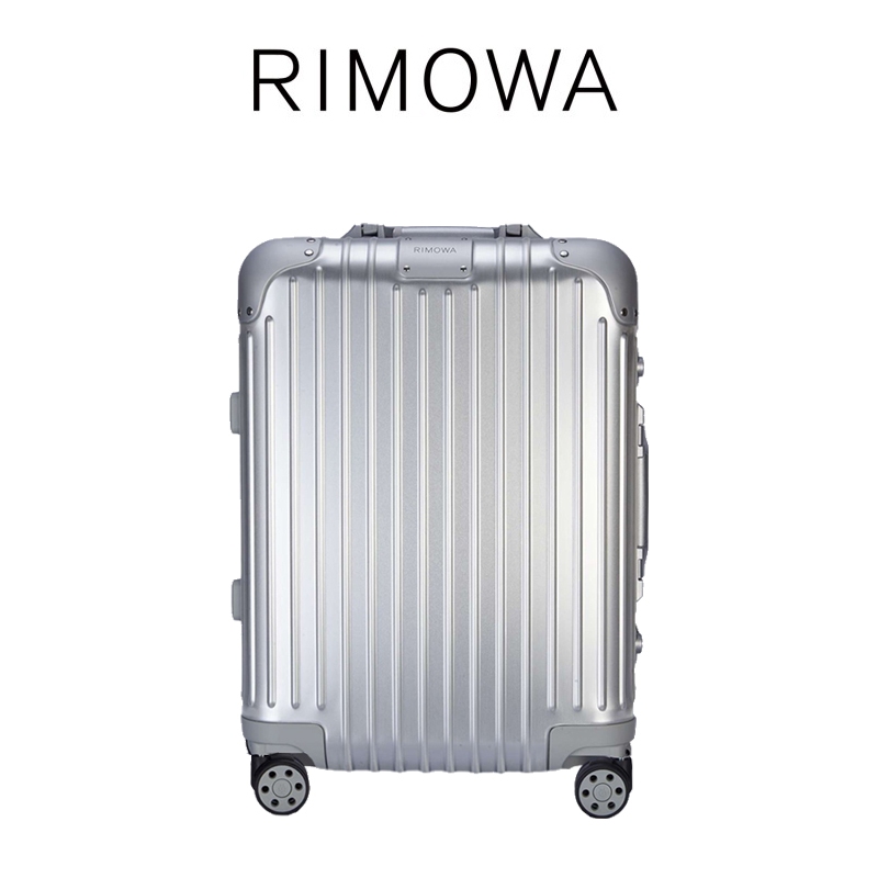 การจัดส่งรวดเร็ว RIMOWA Original suitcase 20 -inch tie rod กล่องเดินทา ...