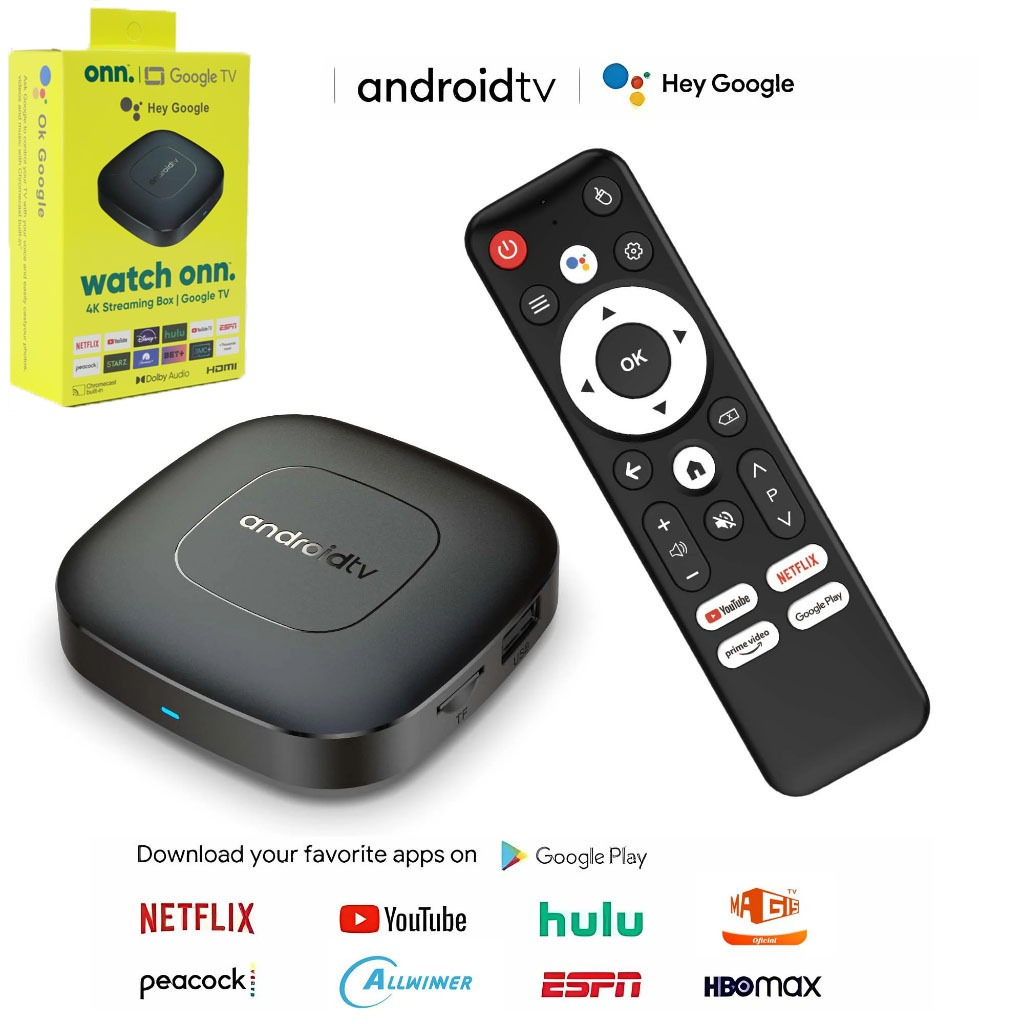 Android v14TV Box, Google TV Streaming Box 2GB+16GB (ไม่ใช่ onn ...