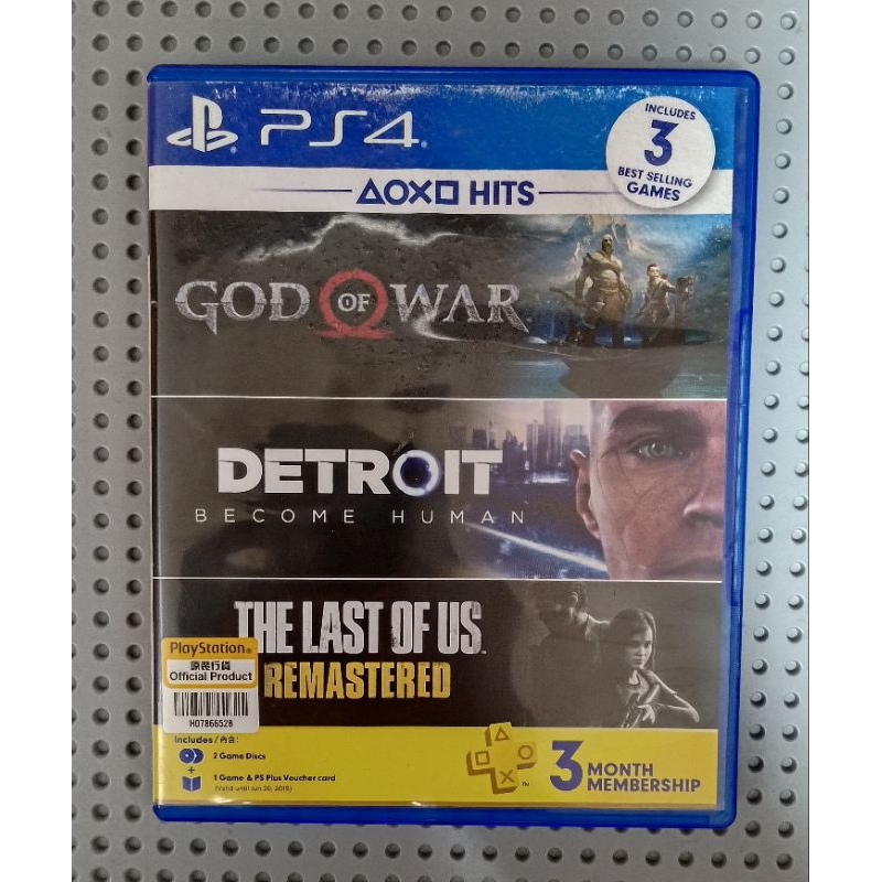 แผ่นเกม PS4 (มือ2) : GOD OF WAR + DETROIT BECOME HUMAN (ปกกระดาษ ...