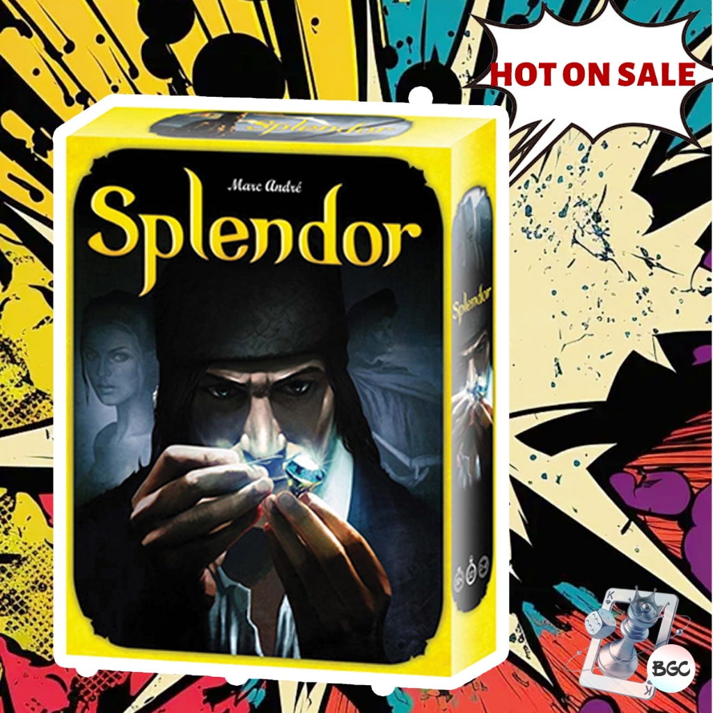 Splendor Board Game (ภาษาอังกฤษ) - เกมกระดาน เกมซื้อขายเพชร ธนบัตร ...