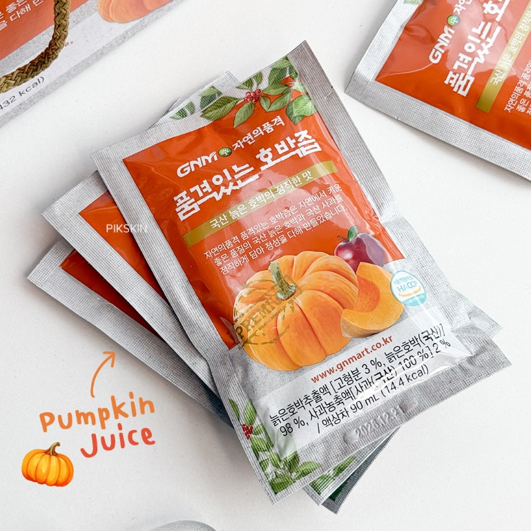 [PIKSKIN] แท้/ส่งไว💫GNM Dignity of Nature Dignity Korean Pumpkin Juice แยกขาย 1 ซอง | Shopee ...