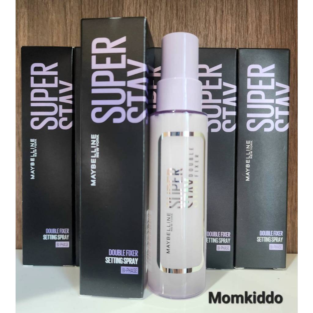 แท้100% Maybelline Super Stay Ex2027 Double Fixer Setting Spray (สเปรย์ ...
