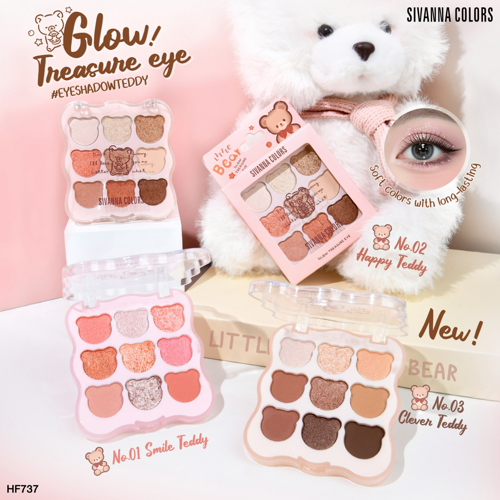 Svn GLOW TREASURE EYE : HF737 | ทาตาหมี | Shopee Thailand