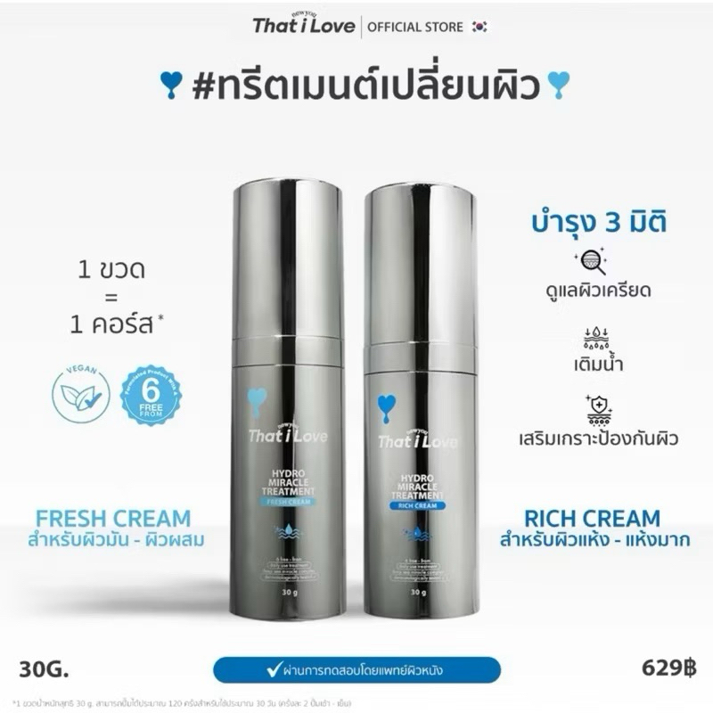 (ลดในไลฟ์ 100-150฿) NEW!! คอร์ส ทรีตเมนต์เปลี่ยนผิว 3 มิติ | Hydro ...