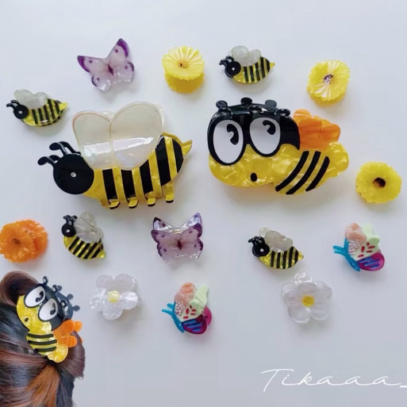 (พร้อมส่งในไทย) 🔥Bumble Bee hair Claw กิ๊บอะคริลิค กิ๊บตัวผึ้ง กิ๊บผึ้ง ...