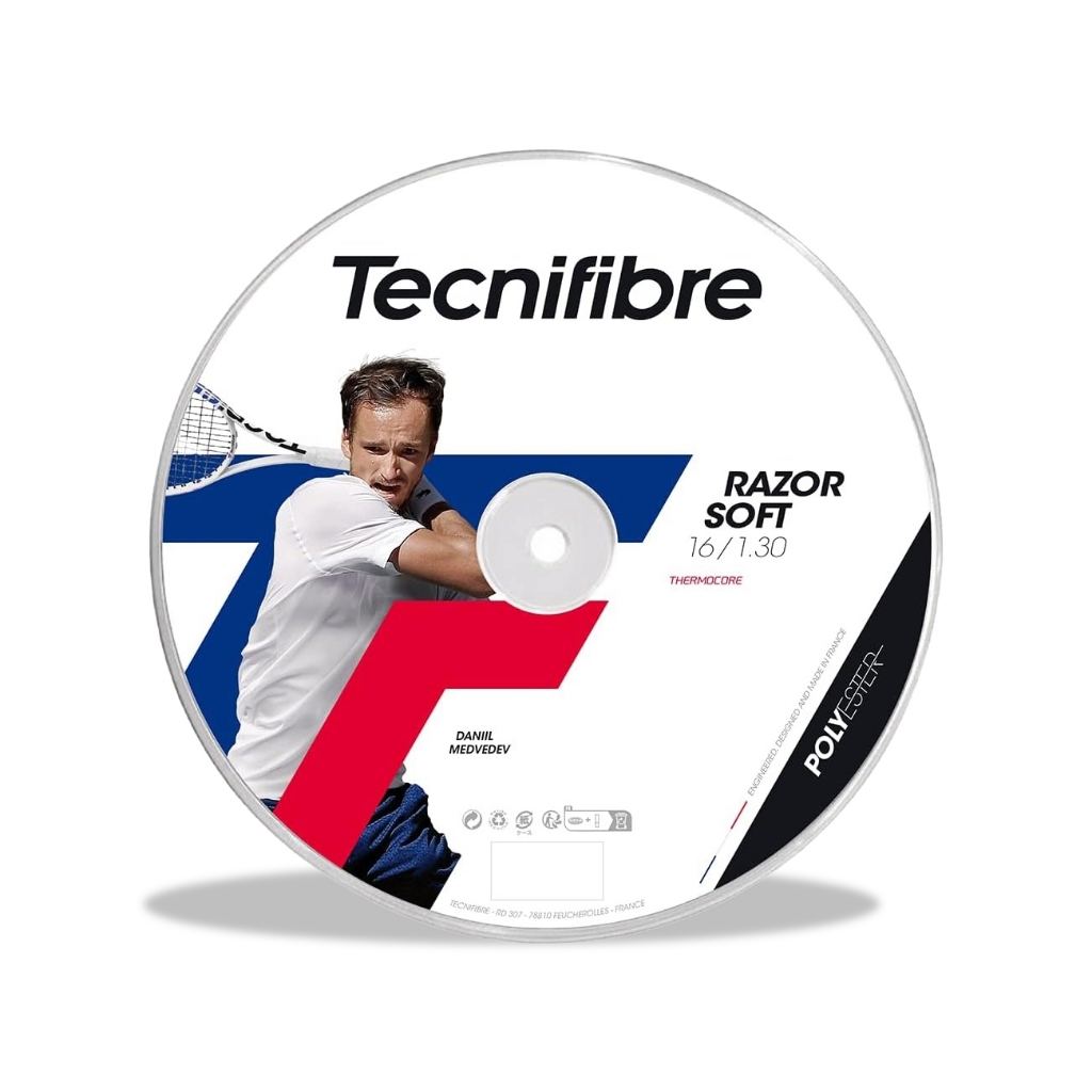 Tecnifibre เอ็นไม้เทนนิสแบ่งขาย Razor Soft 16/1.30mm Tennis Strings ...