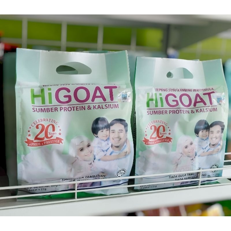 นมแพะ HIGOAT Instant Goat's Milk Powder (รสธรรมชาติ) (ขนาด 1 ถุง มี 15 ...