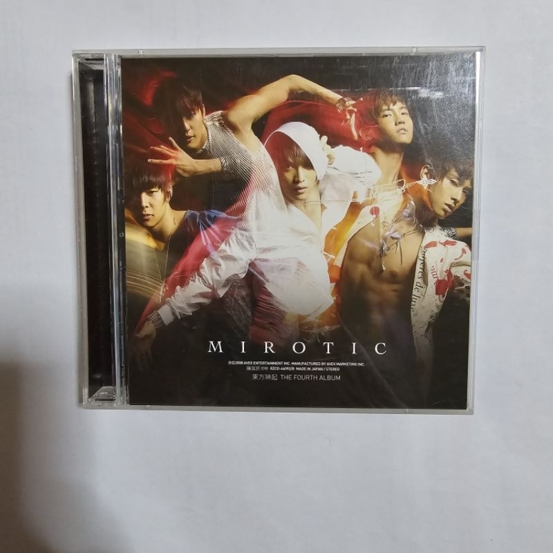 DBSG TVXQ – Mirotic (The Fourth Album) CD+DVD แกะแล้ว สภาพดี ไม่มีการ์ด | Shopee Thailand