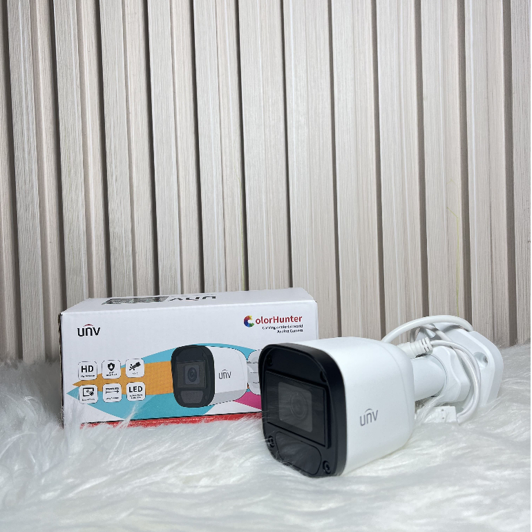 UAC-B115-F40-W (4mm) กล้องวงจรปิด UNV Color Hunter HDTVI 5MP | Shopee ...
